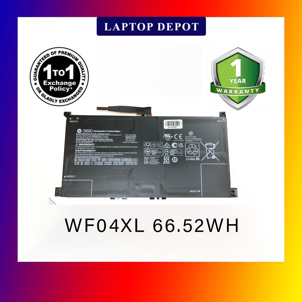 WF04XL Battery for HP Envy x360 13-bf Original Quality Battery | Shopee ...