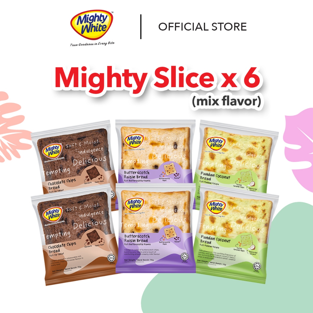 [MIGHTY WHITE] Mighty Slice Bundle Deal (Chocolate Chip / Butterscotch ...