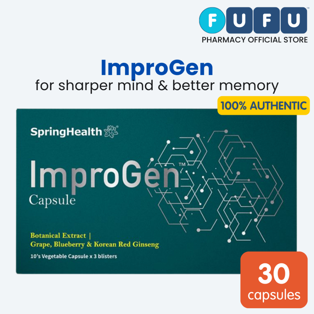 SpringHealth ImproGen® Vege Capsules 30’s | Shopee Malaysia