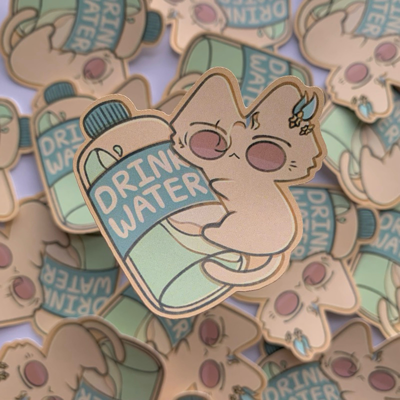 Neuvillette waterproof sticker Genshin impact fan made merchandise ...