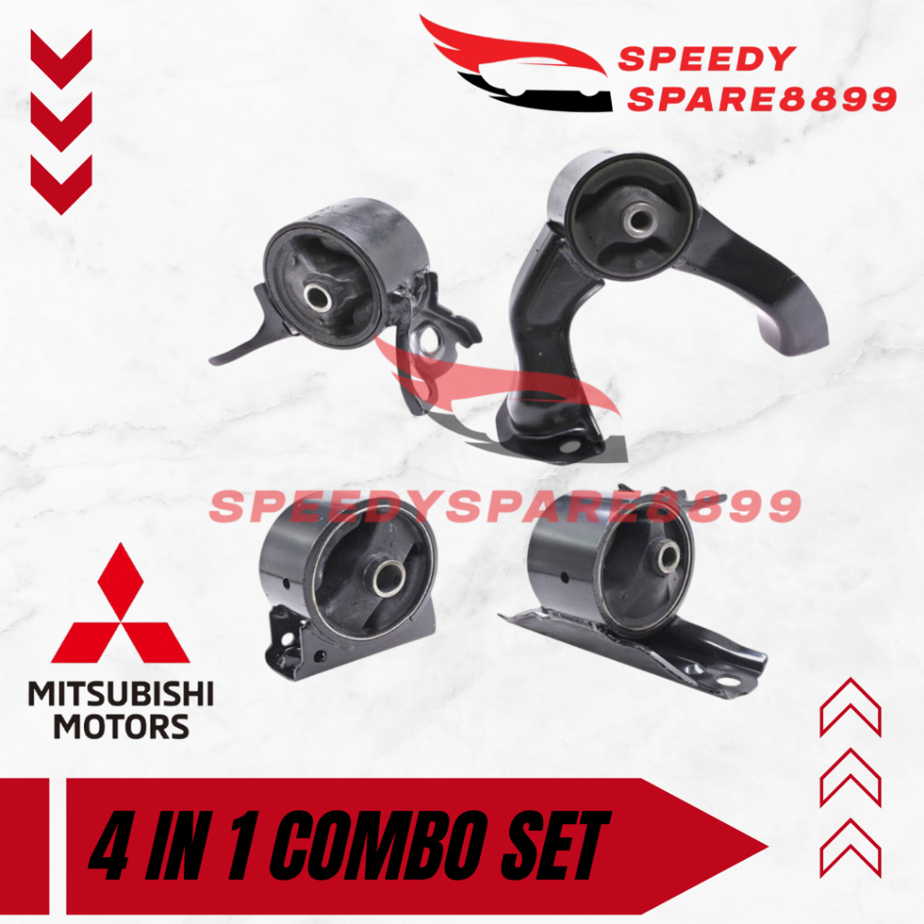 [4 IN 1 COMBO SET] Mitsubishi OEM Engine Mounting Mitsubishi LANCER GT ...