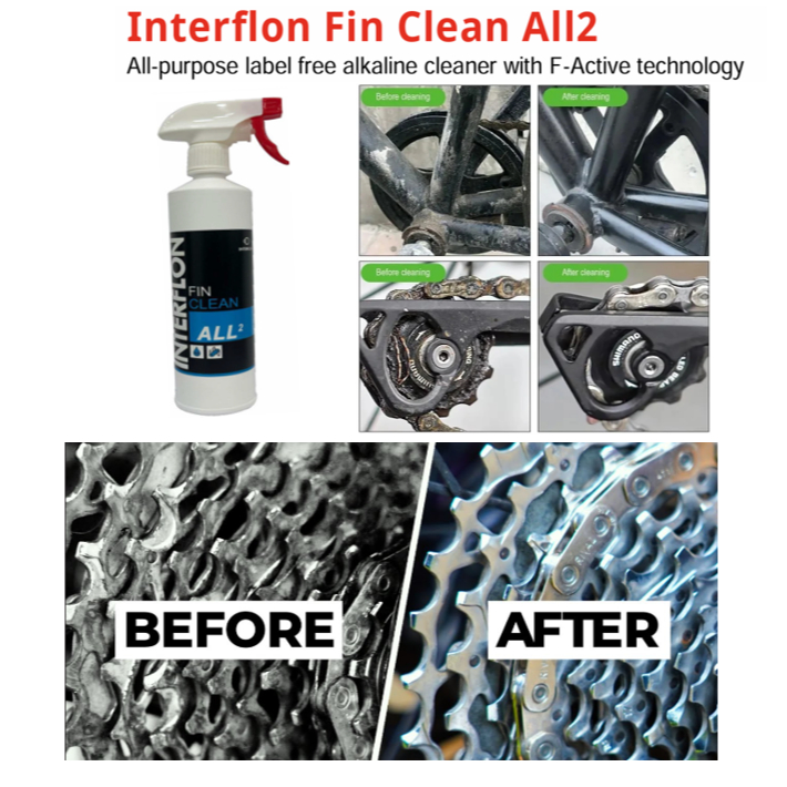 INTERFLON FIN CLEAN ALL2 (500ml) General Cleaner/Multipurpose Cleaner ...