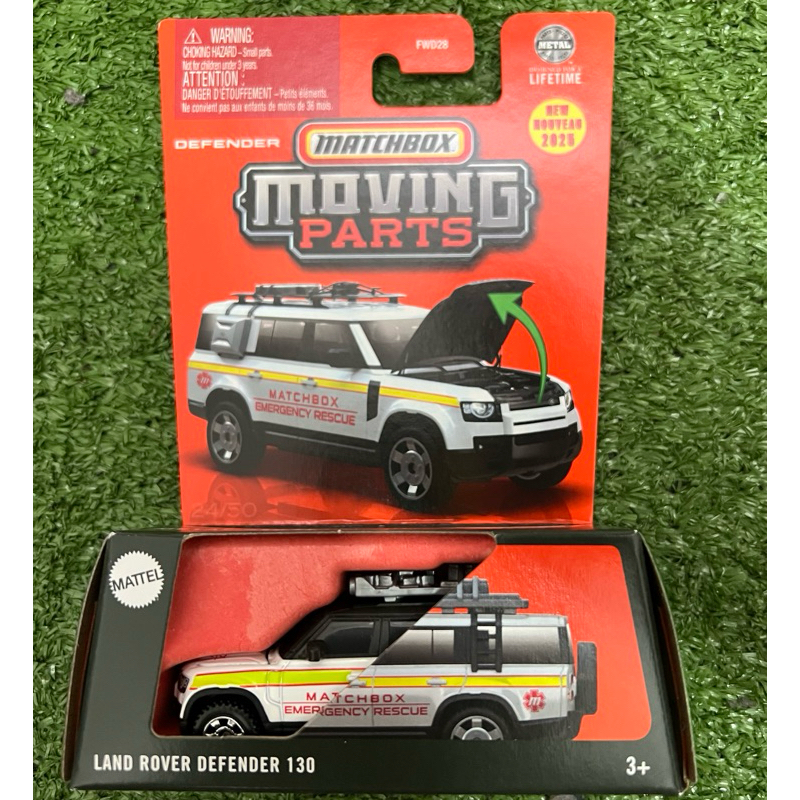Matchbox MBX 2025 Moving Parts Land Rover Defender 130 (New Casting ...