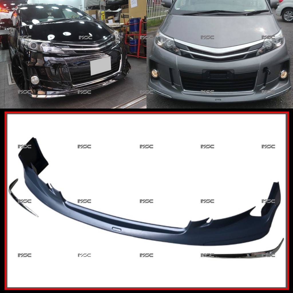 Toyota Estima ACR50 2012 MDLS Look Facelift Front Skirt Skirting Bumper ...