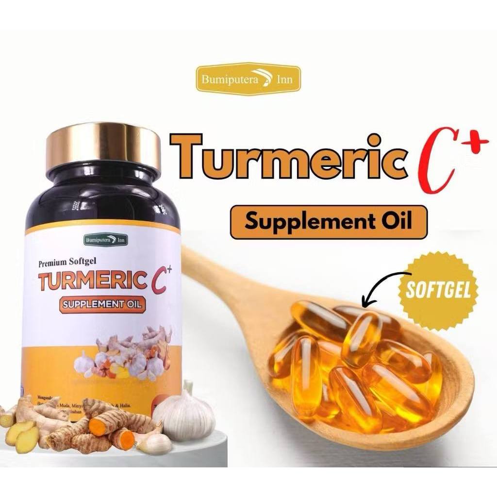 [Ready Stock] Turmeric C+ Supplement Oil Untuk Gastrik GERD & Angin ...