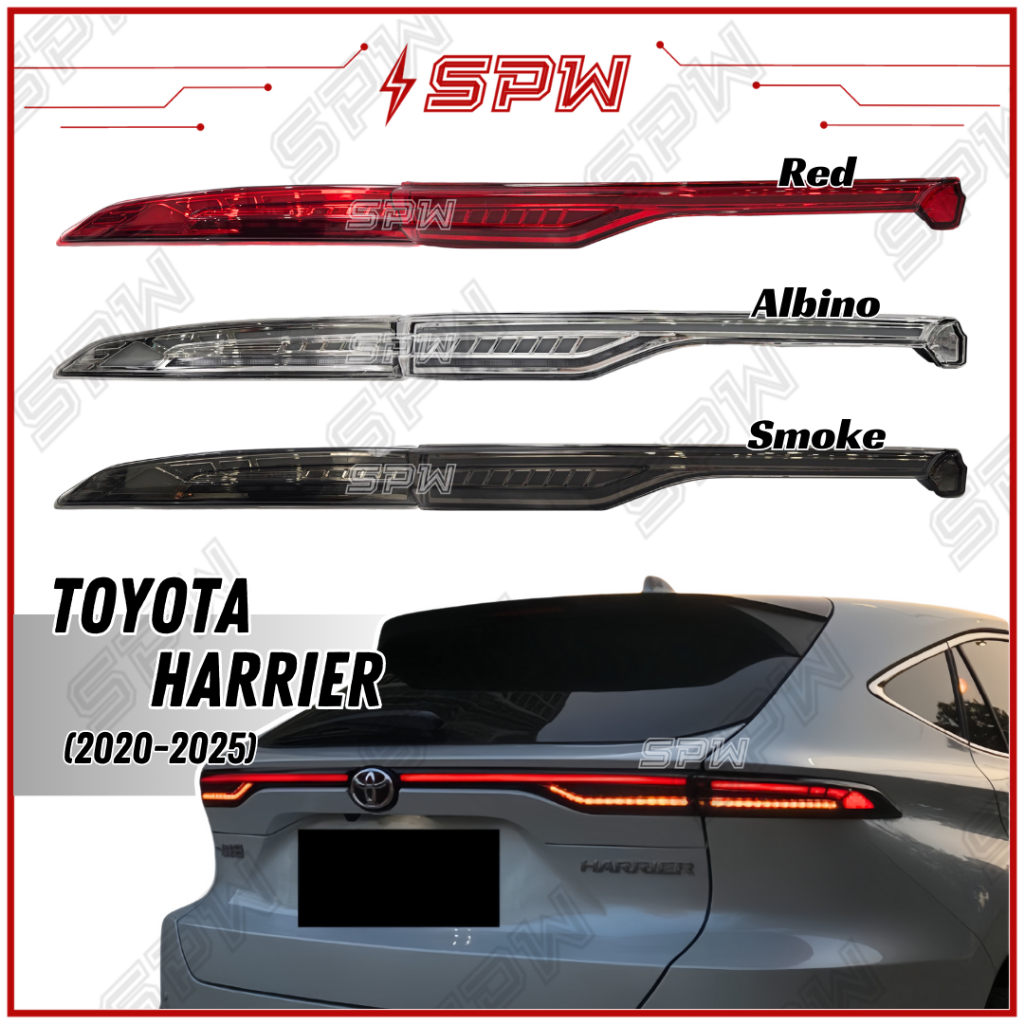 Toyota Harrier XU80 (2020-2025) LED Tail Lamp Tail Light Rear Garnish ...