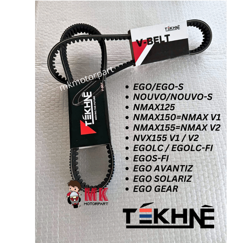 V BELT ORIGINAL TEKHNE Yamaha EGO EGOS EGOLC FI NOUVO NOUVOS GEAR AVANTIZ SOLARIZ NMAX NVX V1 V2 ...