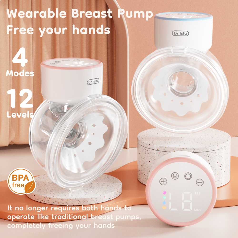 Dr.Isla Wearable Breastpump Electric BreastPump Handsfree Painless ...