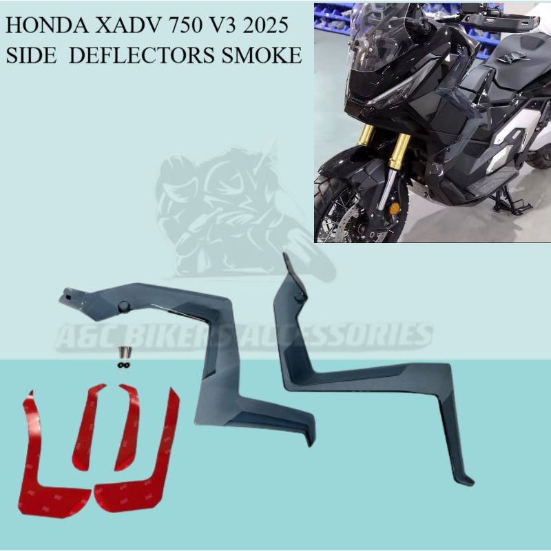 EMS Side Deflector HONDA XADV 750 V3 2025yrs Smoke Motorcycle ...
