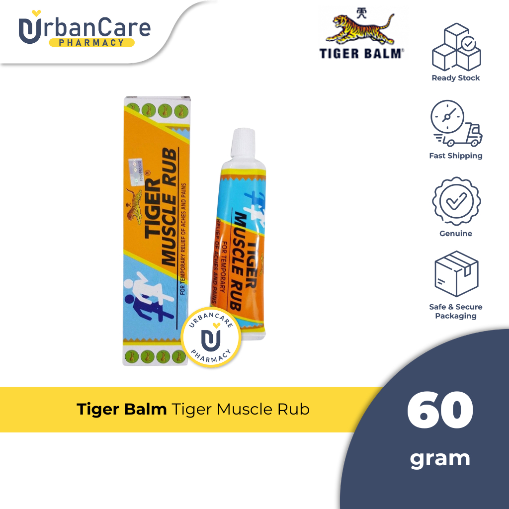 Tiger Balm Tiger Muscle Rub 60g | Shopee Malaysia