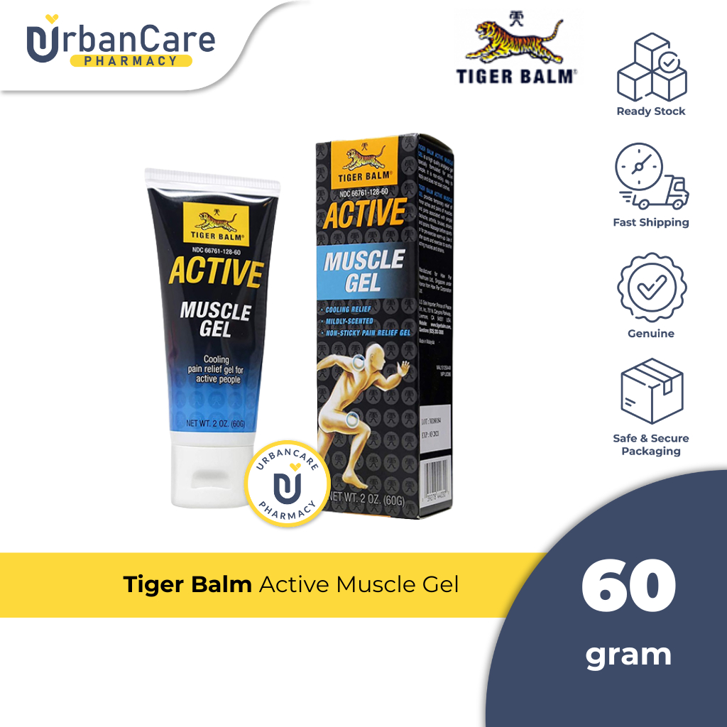 Tiger Balm Active Muscle Gel 60g | Shopee Malaysia