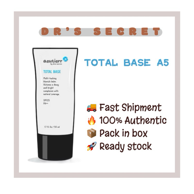 [NEW & READY STOCK Dr Secret A5 Total Base 50ml Aestier | Shopee Malaysia