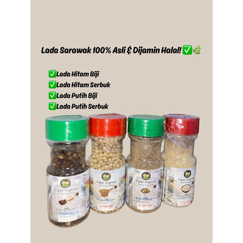 Lada Sarawak Premium 70g – 100% Asli, Halal, Gred A | Lada Hitam ...