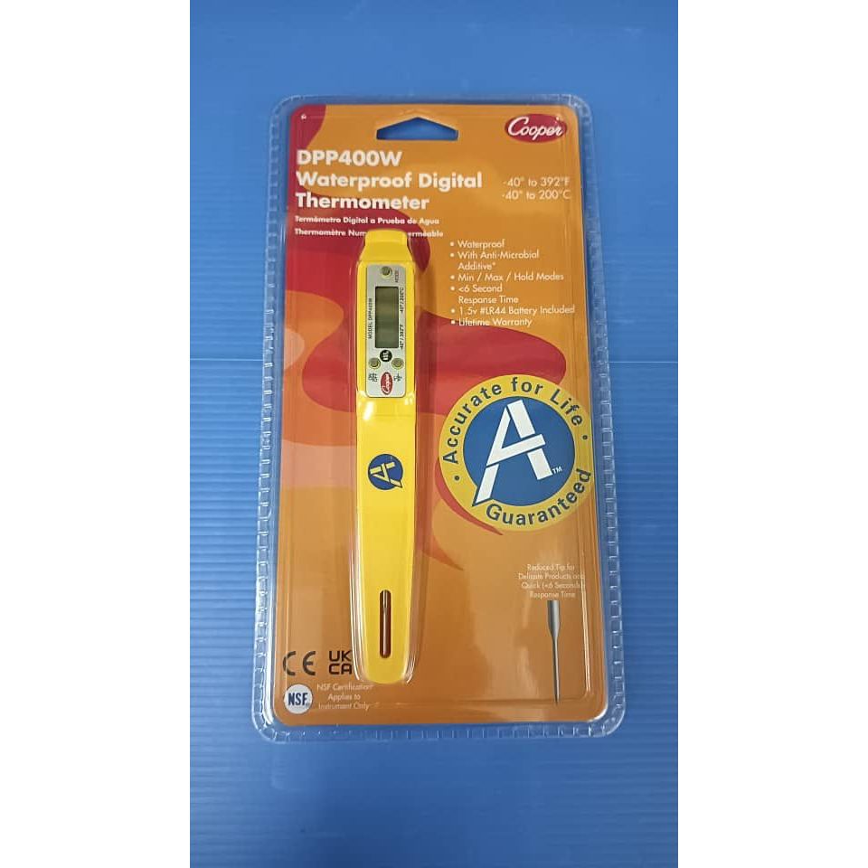 COOPER ATKINS DPP400W Digital Pocket Thermometer, Yellow | Shopee Malaysia