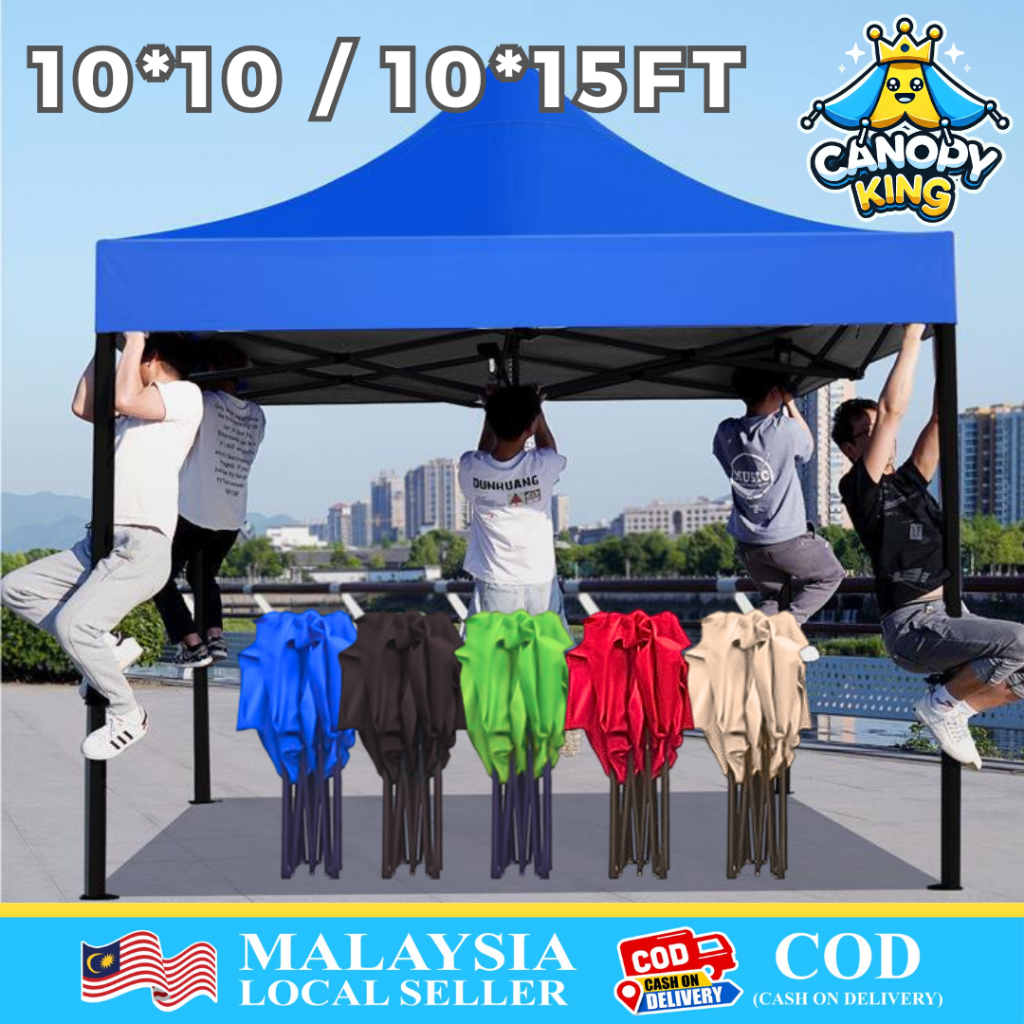 10x10 10x15 Khemah Pasar Malam Niaga Bazaar Night Set Penuh Market ...