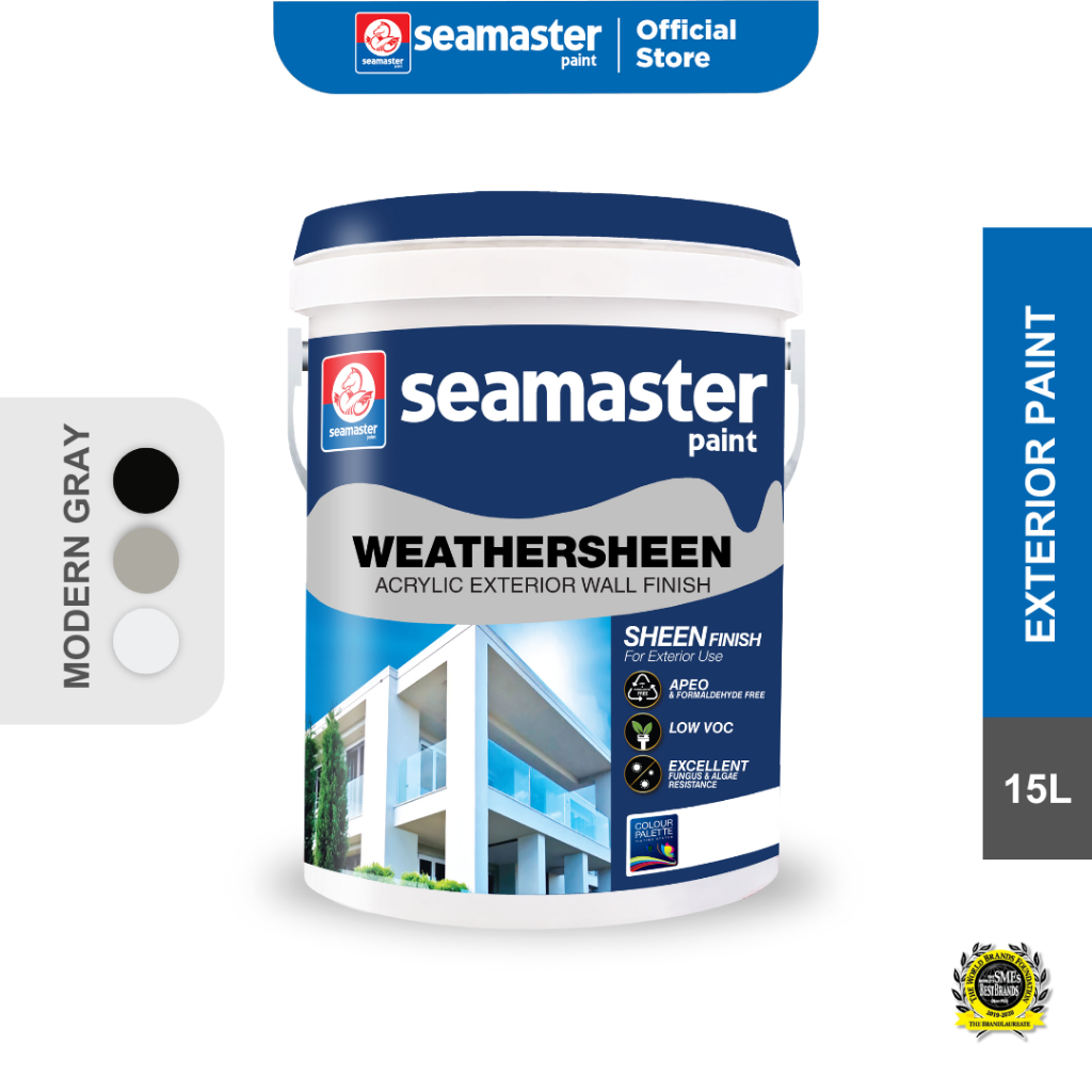 Seamaster Weathersheen 8900G Exterior Paint - Modern Gray (15L ...
