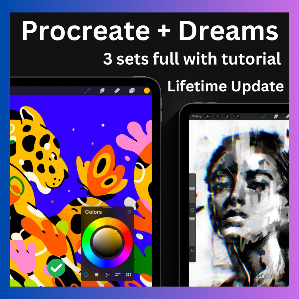 Procreate Dreams Procreate and Procreate Pocket 3 sets with Tutorial ...
