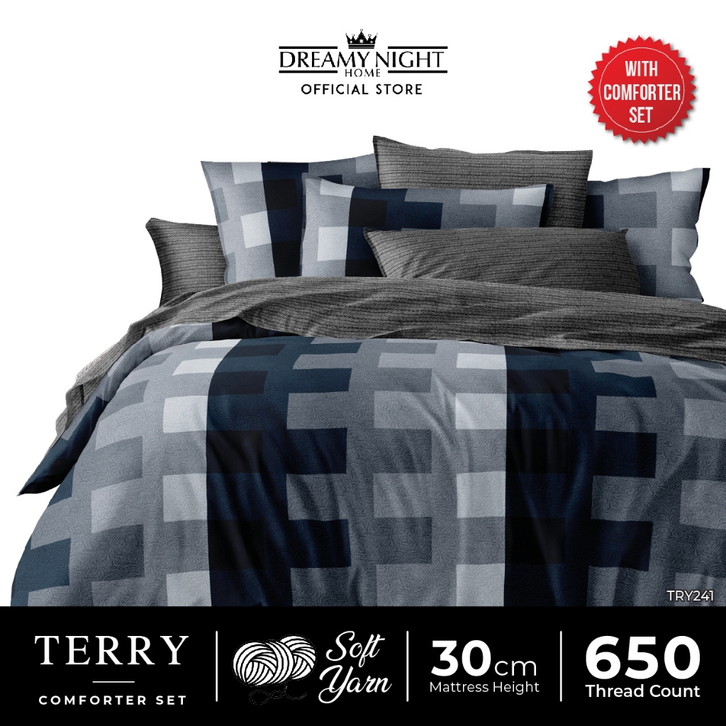 Dreamynight Home New Design Terry Soft Microfiber Printed Comforter Set ...