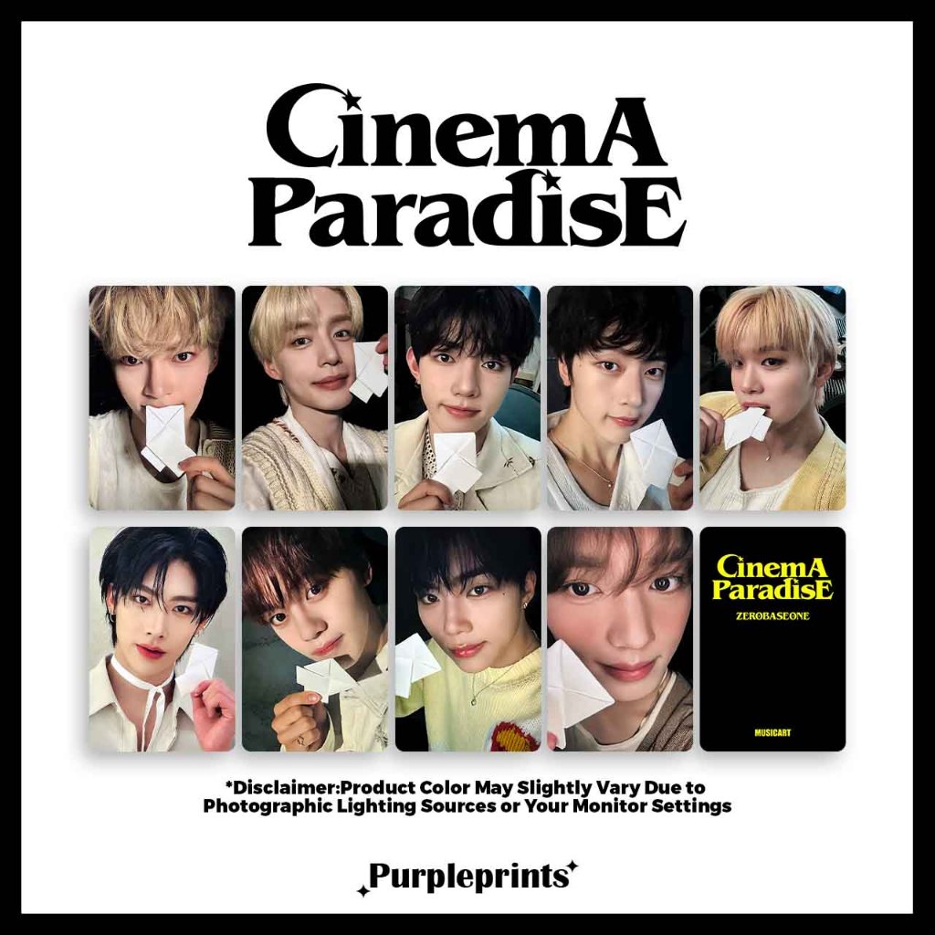 ZB.1 Cinema Paradise [Part.2] Unofficial Fanmade Kpop Photocards | Shopee Malaysia