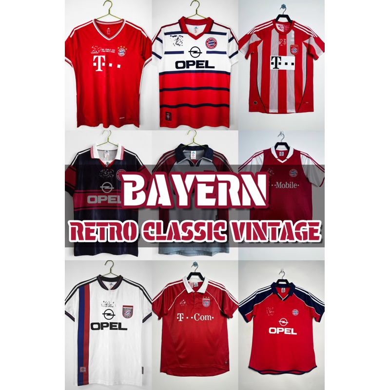 Retro Bayern Jersey Bayern Vintage Jersey Bayern Classic Jersey Bayern ...