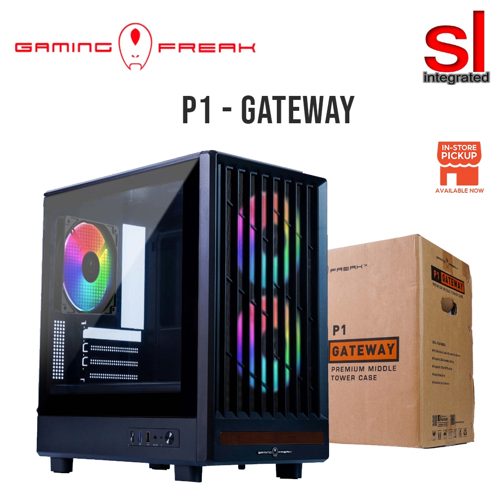 Gaming Freak P1 GATEWAY Premium Mid Tower Micro ATX Case | Shopee Malaysia