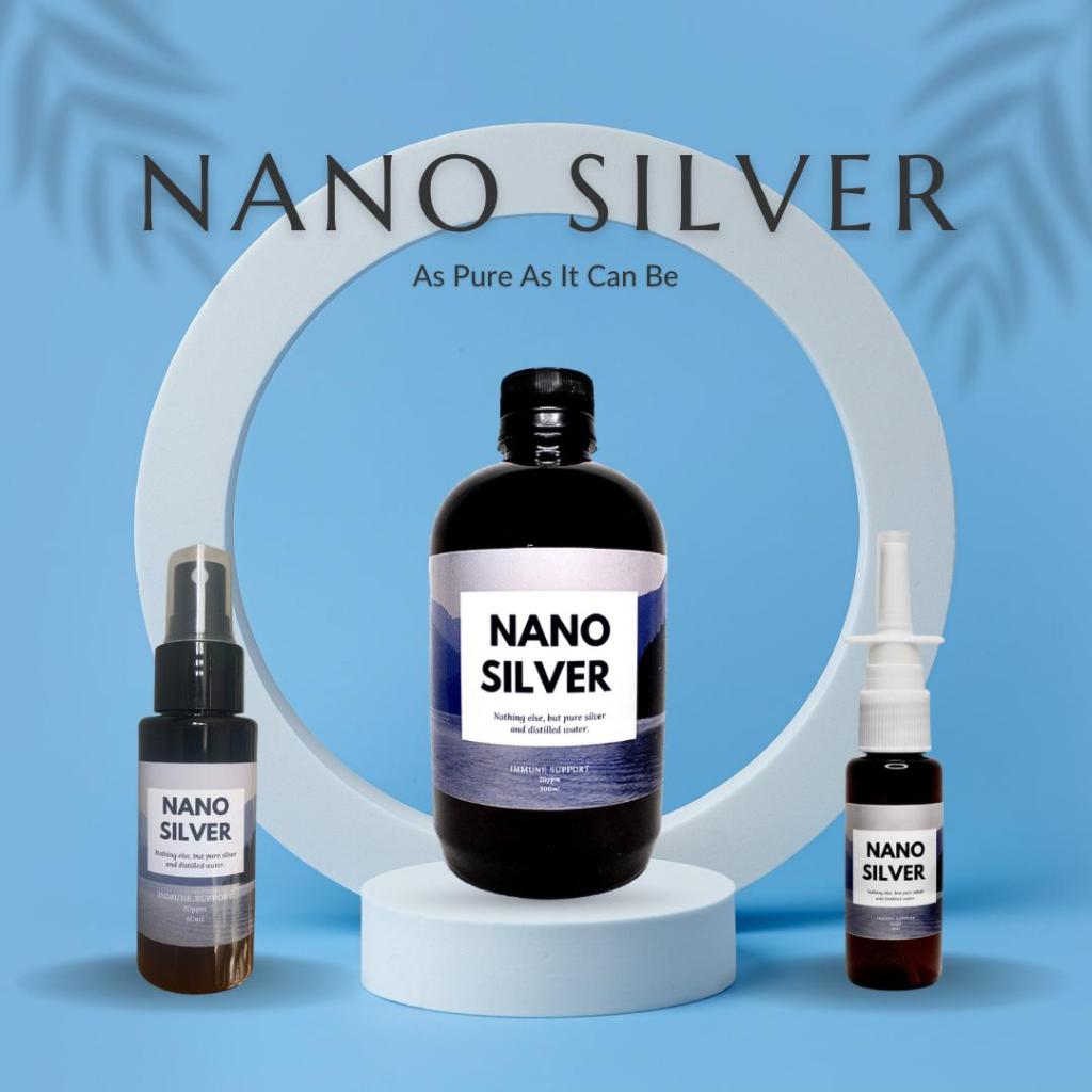 (500ml FREE 1 Spray) Complete Nano Silver Immune Collection 1000ml ...