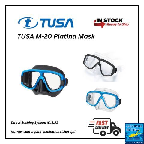 TUSA M-20 Platina Mask for Scuba Diving and Snorkeling | Shopee Malaysia