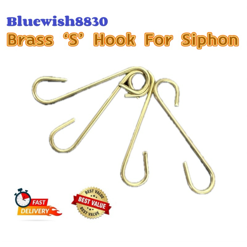 TECHPLAS BRASS CISTERN SIPHON HOOK/ cangkuk jamban | Shopee Malaysia