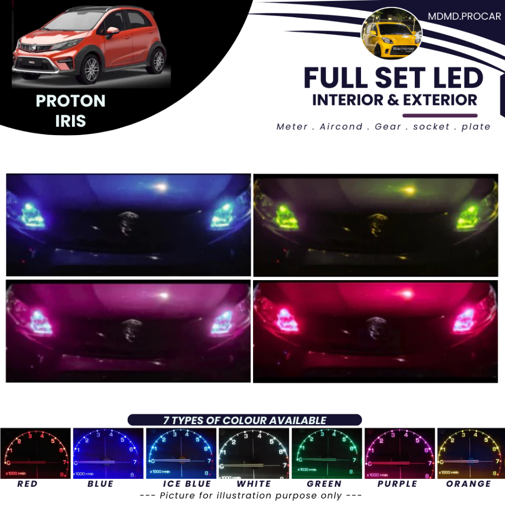 Proton IRIZ LED AC Panel/ Plate LED / Fender Signal / Aircond panel ...
