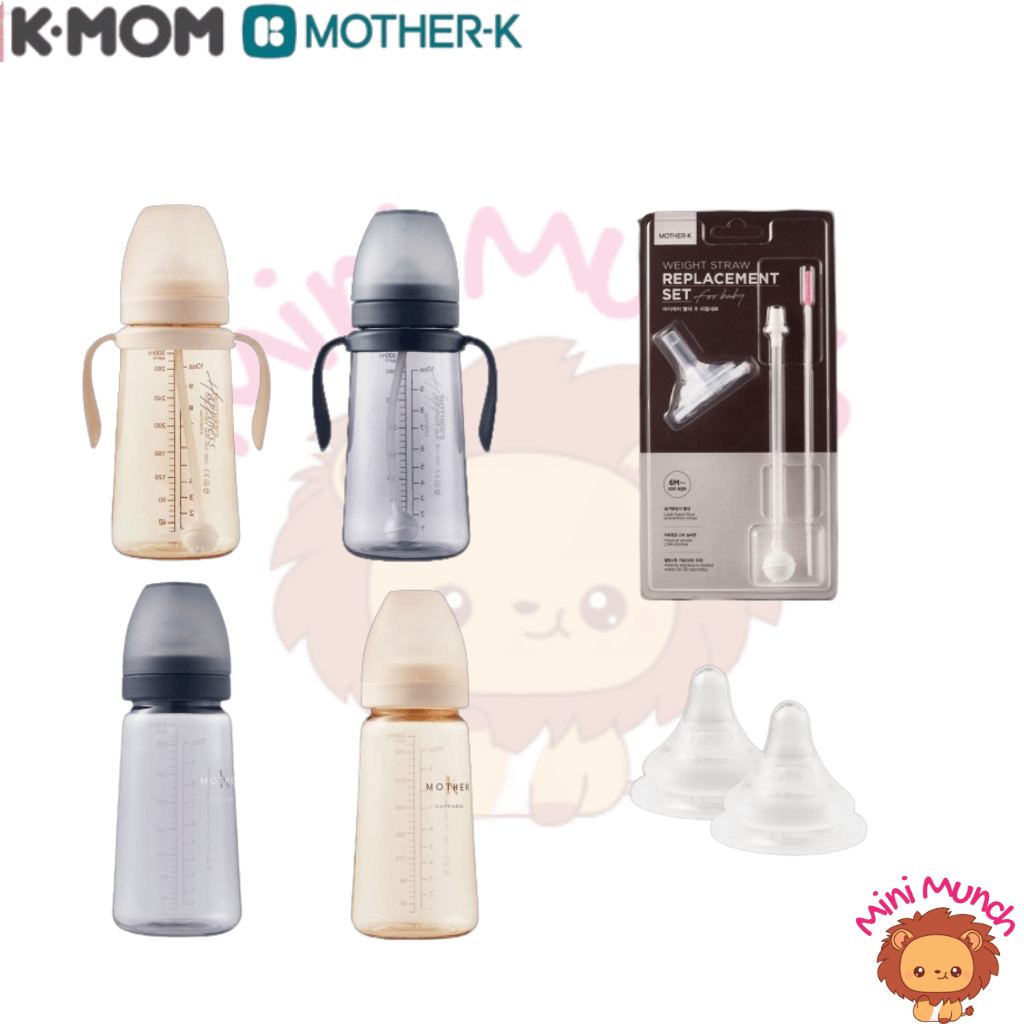 KMOM MOTHER-K PPSU Baby Feeding Bottle 180ml & 280ml) / Straw Cup (200ml & 300ml) | Shopee Malaysia