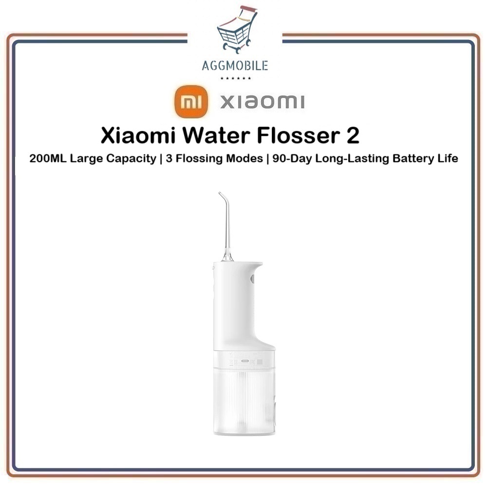 [NEW] Xiaomi Water Flosser 2 (200ML Large Capacity | 3 Flossing Modes ...