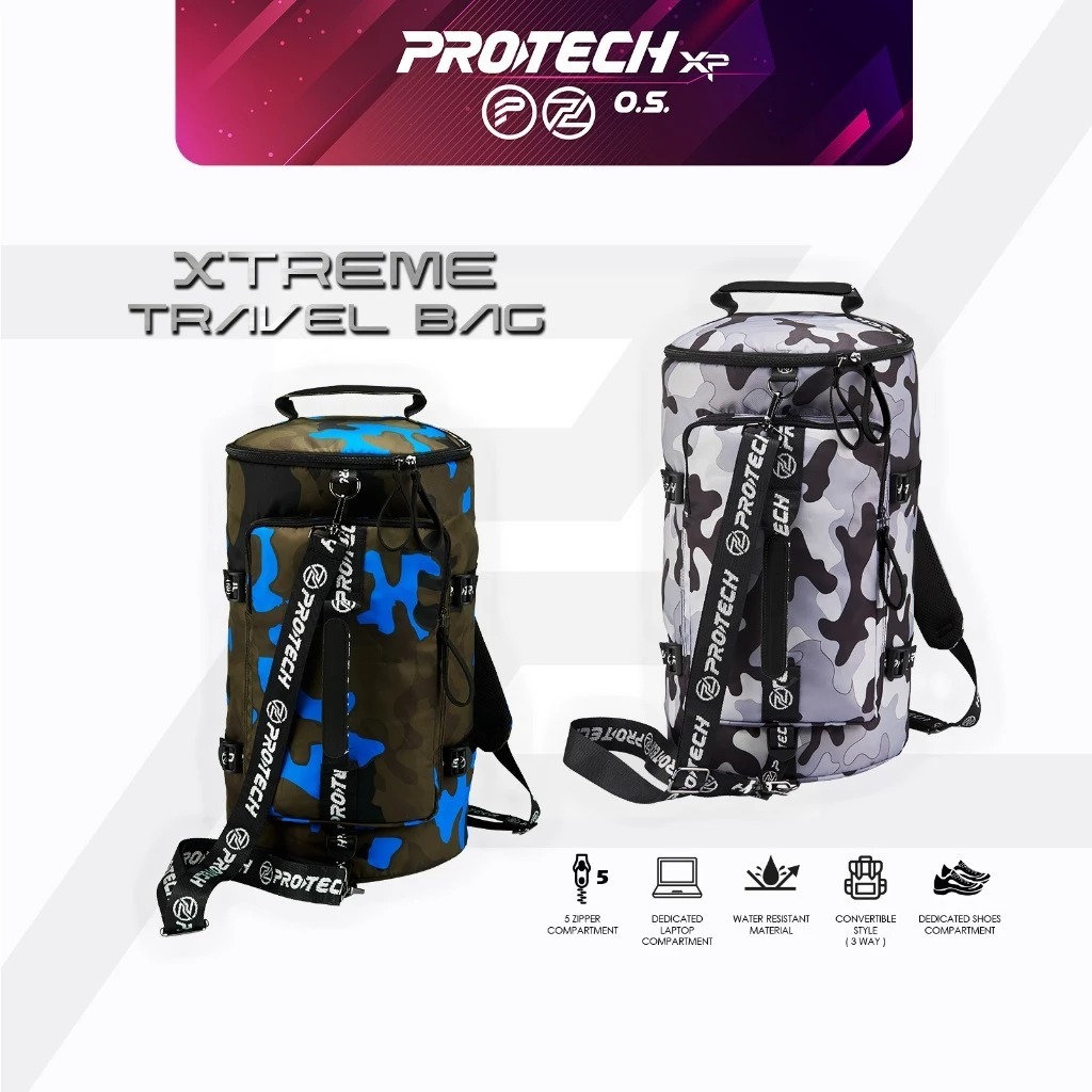 Protech Xtreme Multipurpose Travel Bag - Army 3 Styles | Shopee Malaysia
