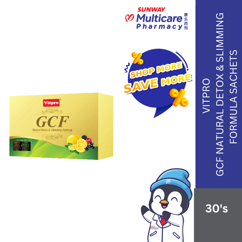 Vitpro GCF Natural Detox And Slimming Formula (30's) | Shopee Malaysia