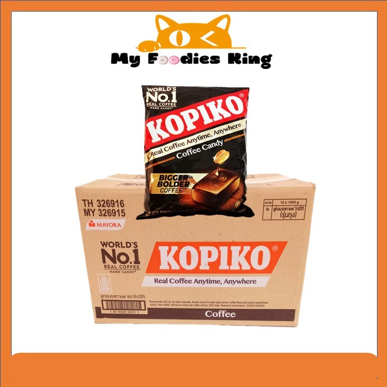 300pcs x 12bags Value Carton Pack Kopiko Coffee Candy gula gula kopi ...