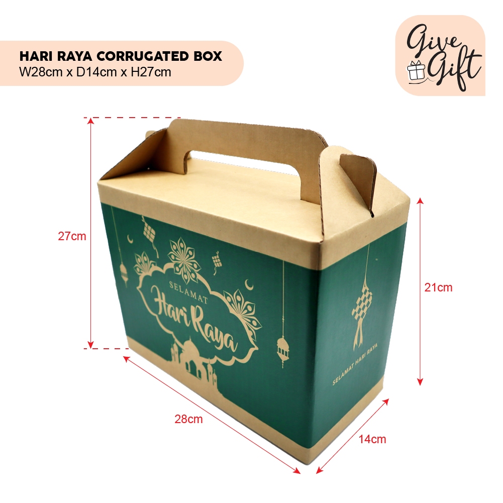 RAYA CORRUGATED BOX!! CAN PUT UP TO 5kg+ | Shopee Malaysia