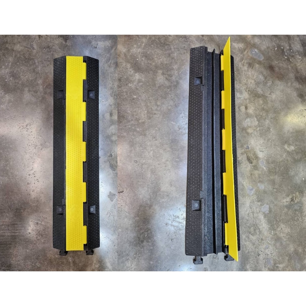 Rubber Cable Hump 2 Channel with Yellow PVC cover | Shopee Malaysia