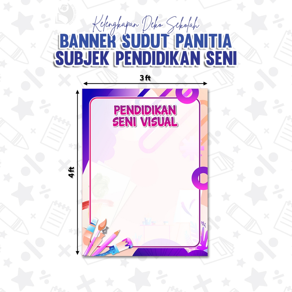 Banner Sudut Panitia - Subjek Pendidikan Seni / Hiasan Kelas ...