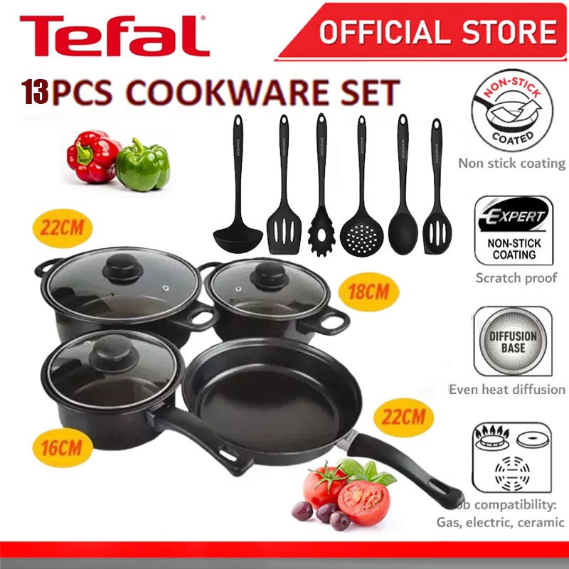 Tefal Professional Stainless Steel Cookware Set Stainless Steel Pans ...