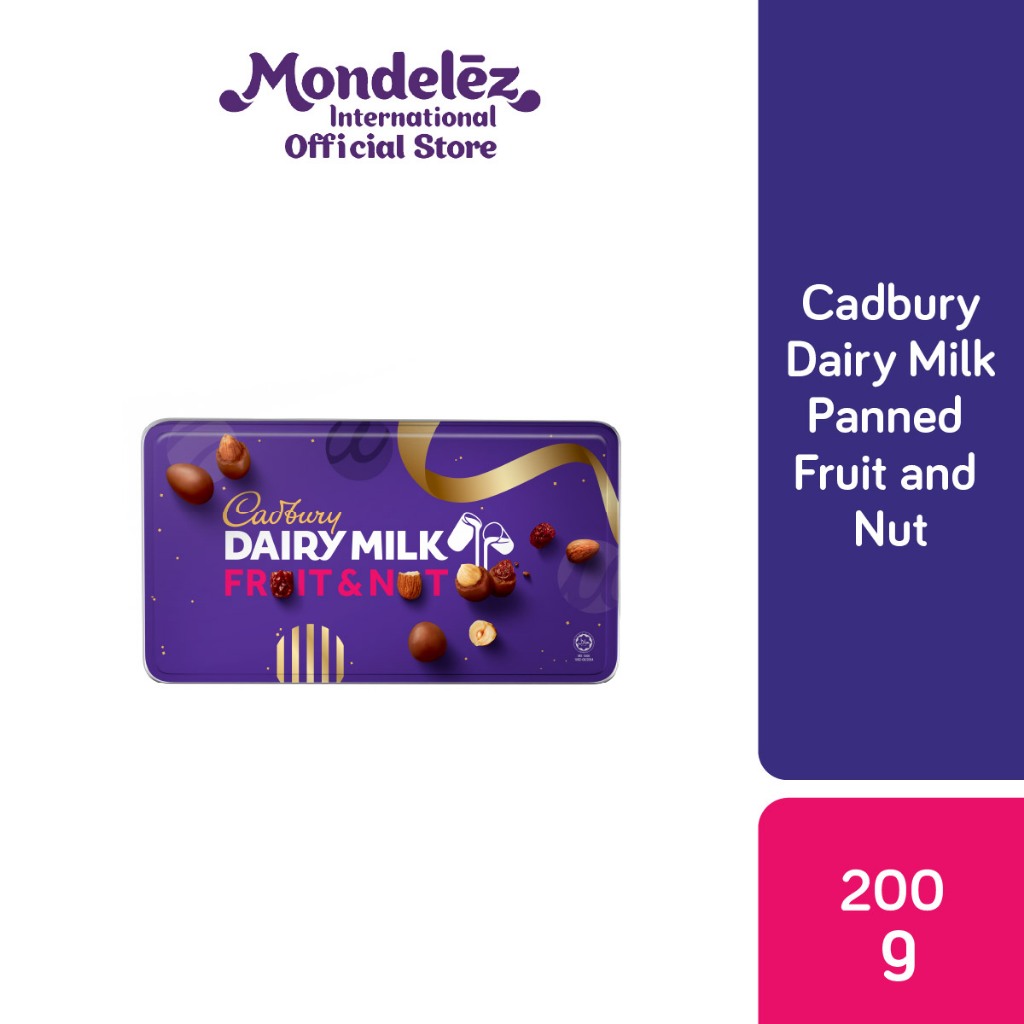 Cadbury Dairy Milk Panned Fruit & Nut 200g | Shopee Malaysia