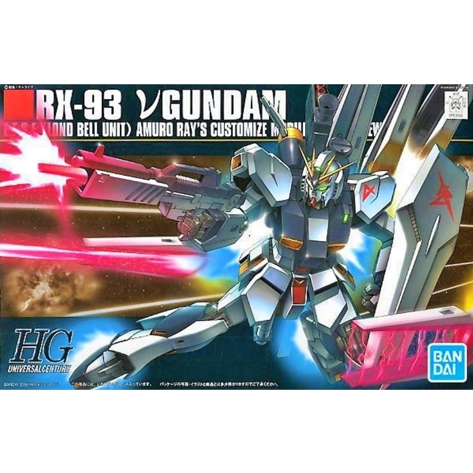 BANDAI HGUC V GUNDAM RX-93 | Shopee Malaysia