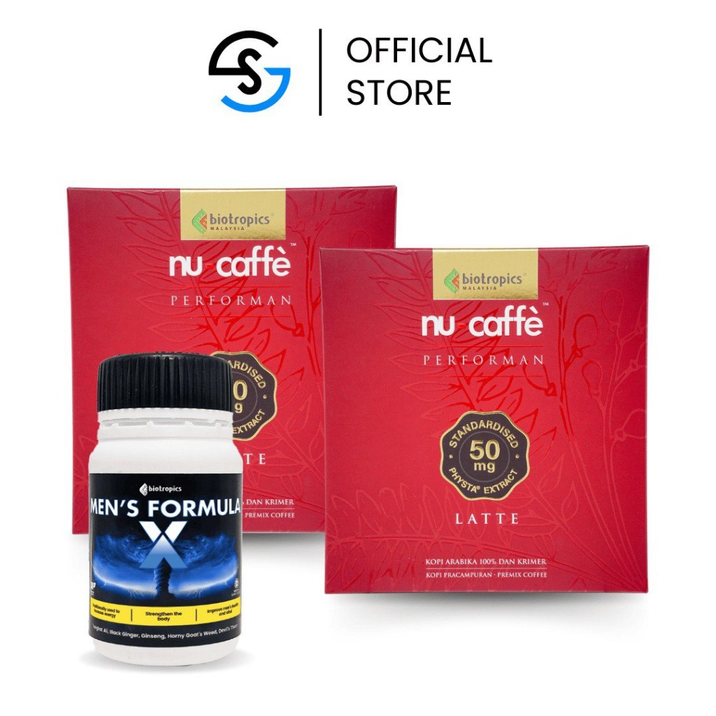 Men's Formula X (1 unit) & Nu Caffe Latte (2 unit) | Shopee Malaysia