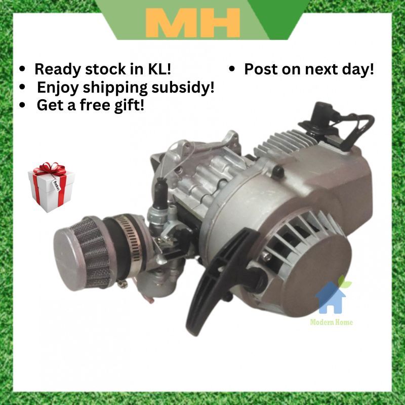 Pocket Bike Engine 49CC 2-Stroke Pocket Bike Engine Motorcycle Engine ...