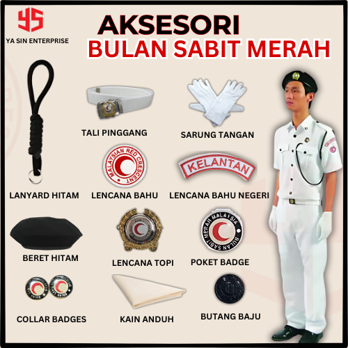 AKSESORI UNIFORM FULL- ITEM AKSESORI PBSM🔥 🔥 READY STOCK-KELANTAN ...