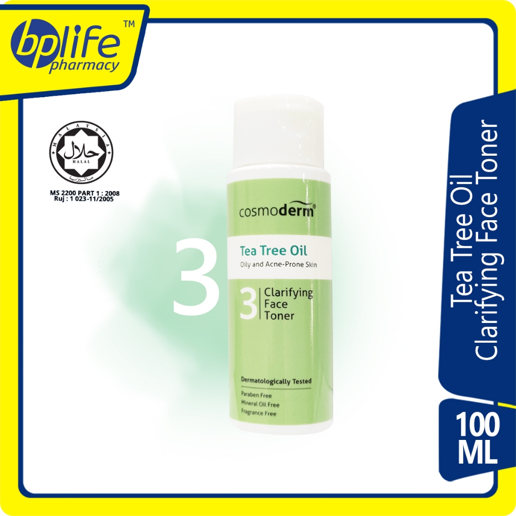 Cosmoderm Tea Tree Oil Clarifying Face Toner 100ml | Shopee Malaysia