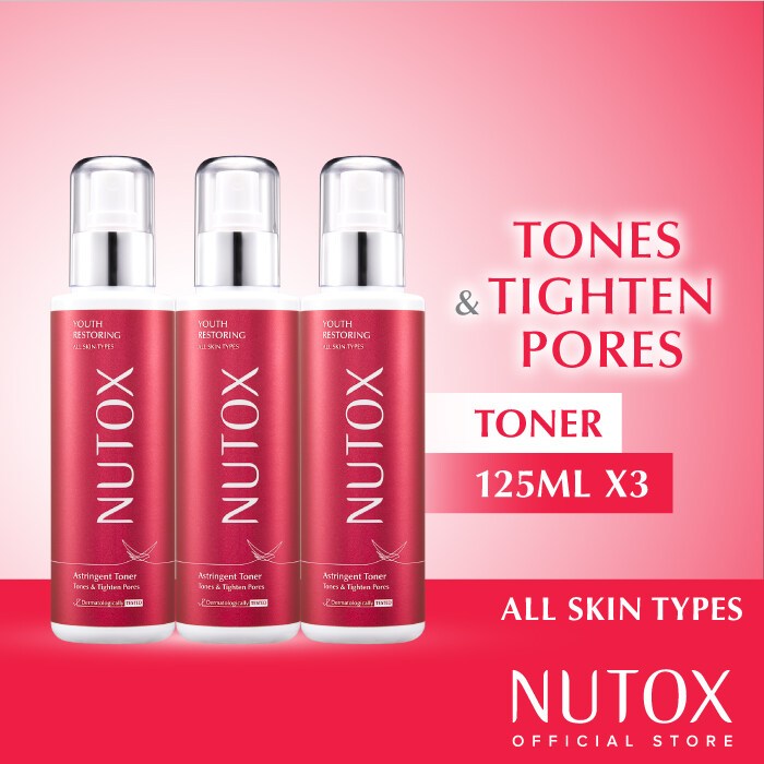 [Triple Pack] Nutox Youth Restoring Astringent Toner 125ml (All Skin ...
