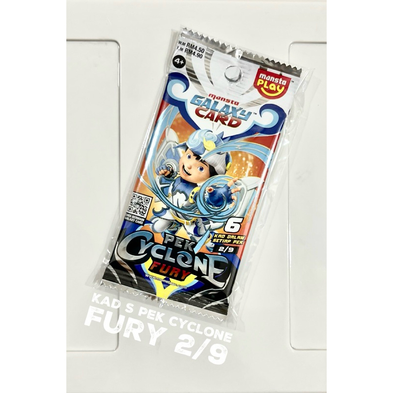 Kad Boboiboy Pek Cyclone Fury 2/9 Kad S | Shopee Malaysia