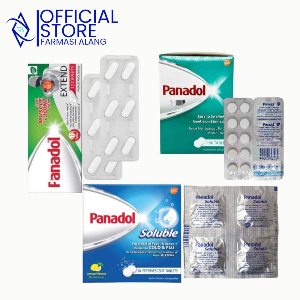 FARMASI ALANG STRIP PANADOL EXTEND/PANADOL REGULAR/PANADOL SOLUBLE ...
