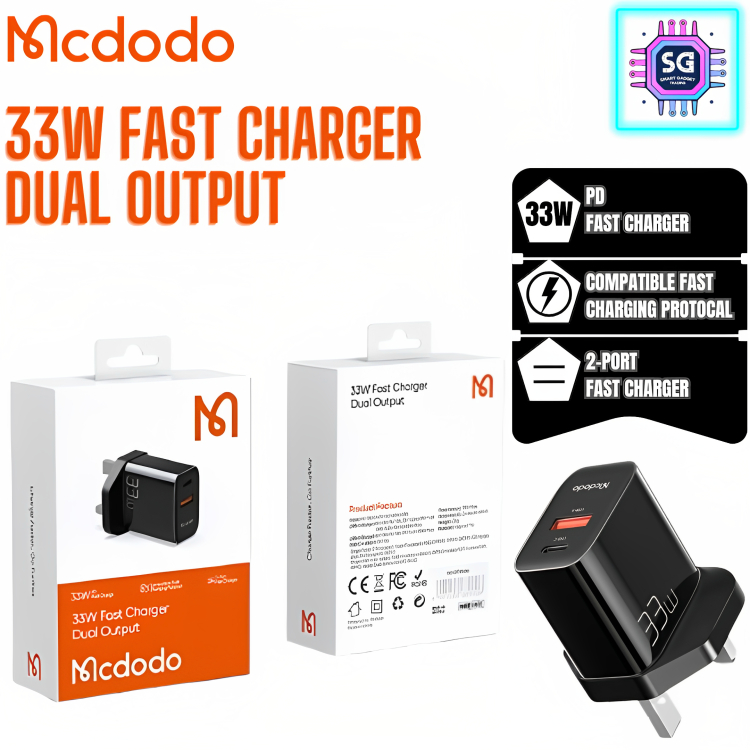 Mcdodo 33W Fast Charger Dual Output | Shopee Malaysia