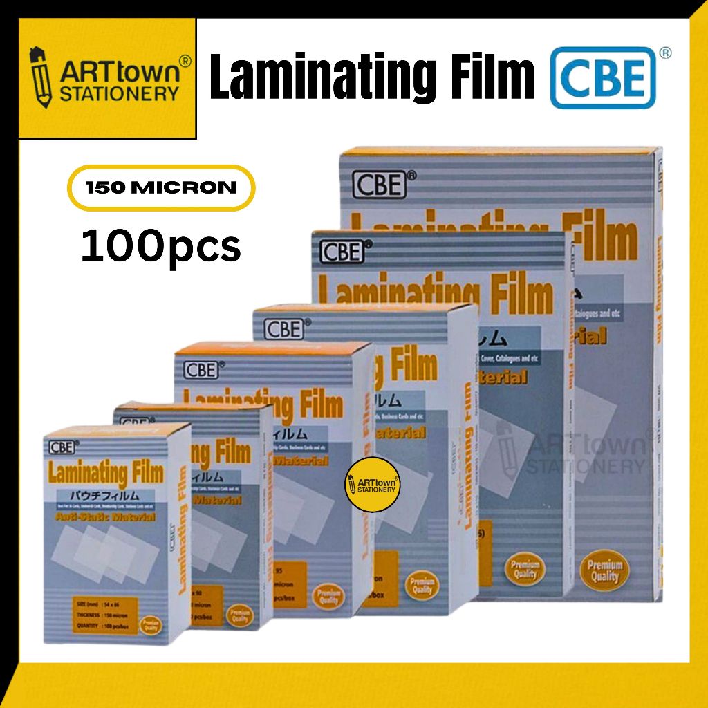 CBE Laminating Film 100’Sheets Laminate (Ready Stock) | Shopee Malaysia