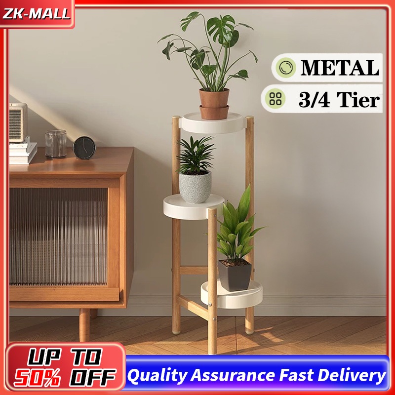 Flower rack Rak Bunga pot stand display indoor outdoor garden plant ...